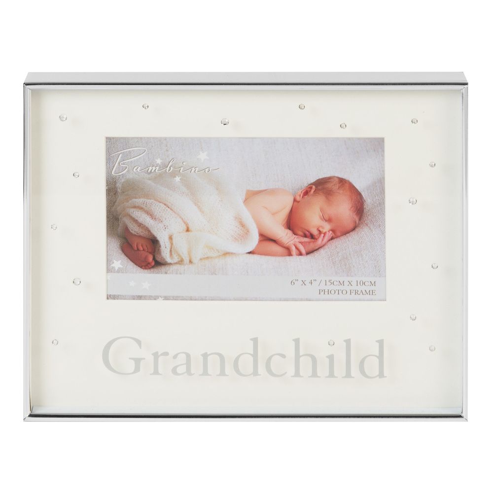 Bambino Silver Plated Photo Frame - Grandchild 6" x 4" - Gift Shop ...